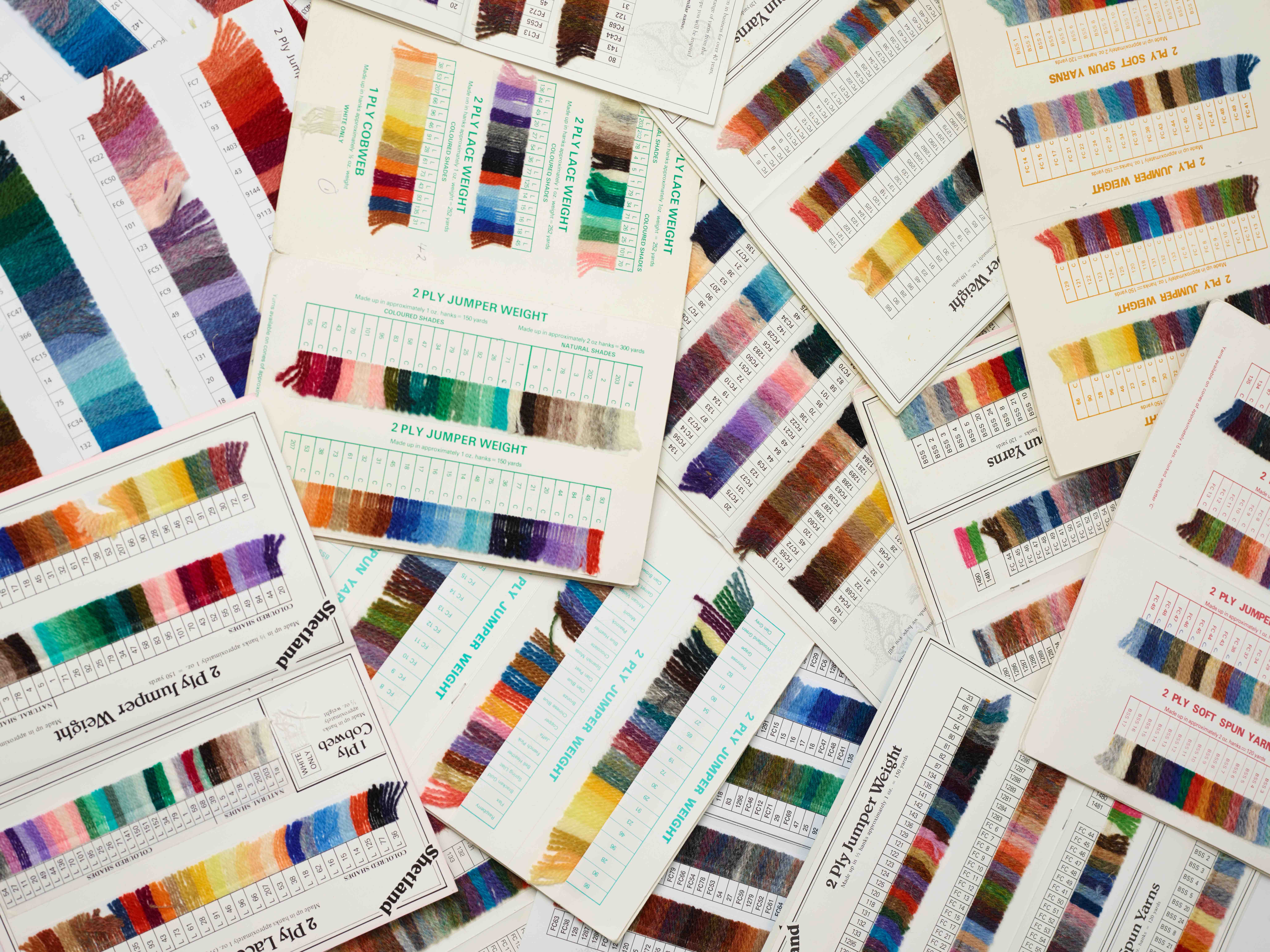 shade cards – Kate Davies